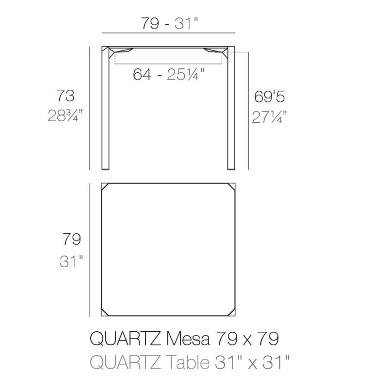 Mesa Quartz – Atmósferas Tienda